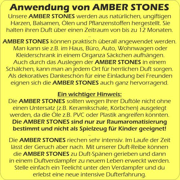 Amber Stone - CHRISTMAS COOKIES - Weihnachtsplätzchen Duft in Quadratform
